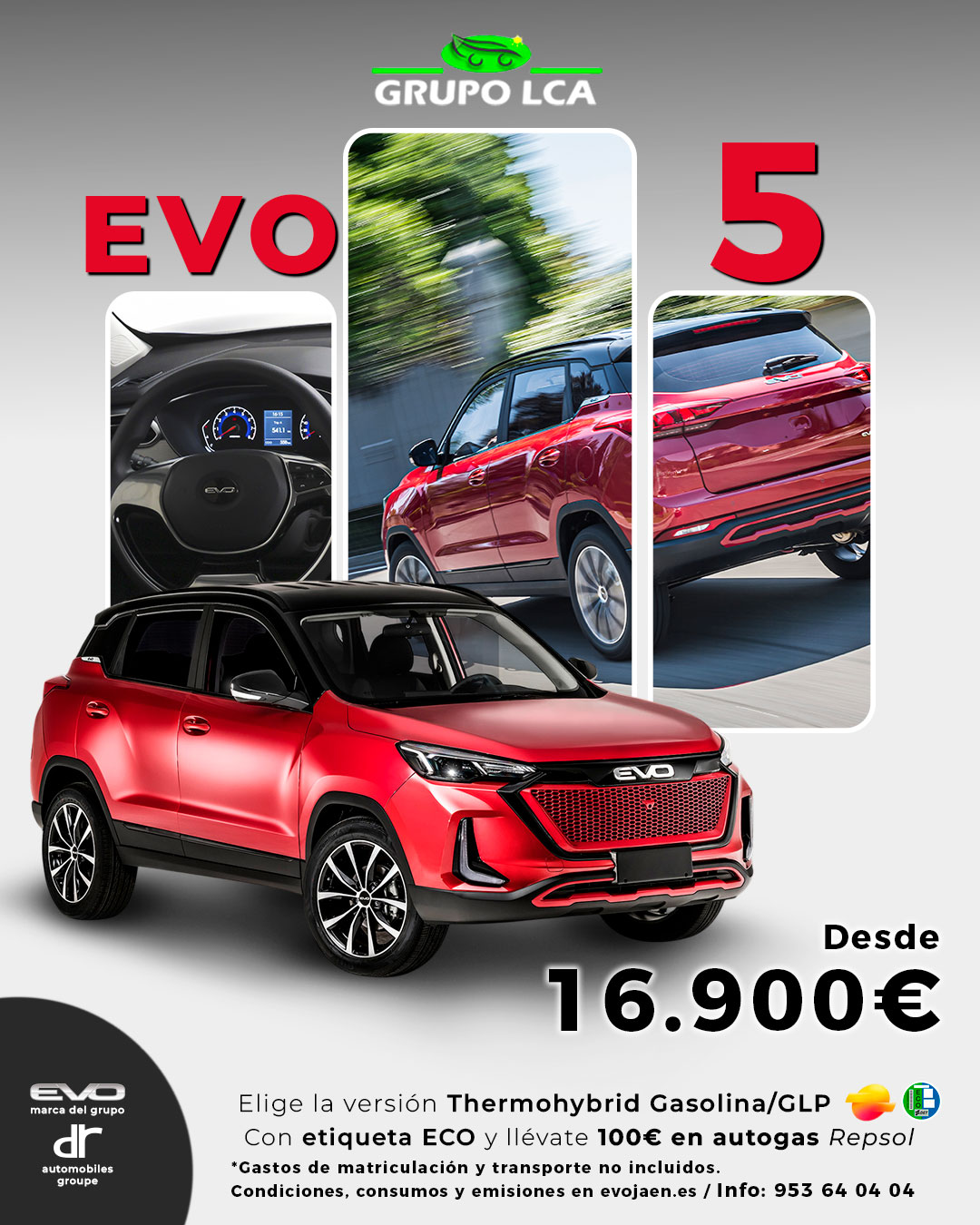 EVO 5 movilidad suv - Grupo LCA